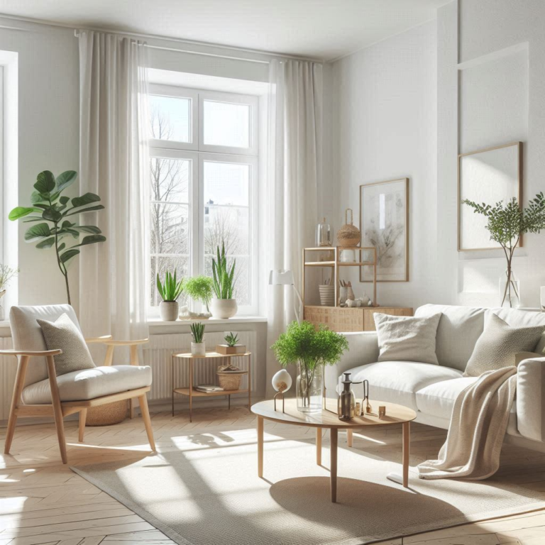 Interiores Escandinavo Minimalista - Story Scribe